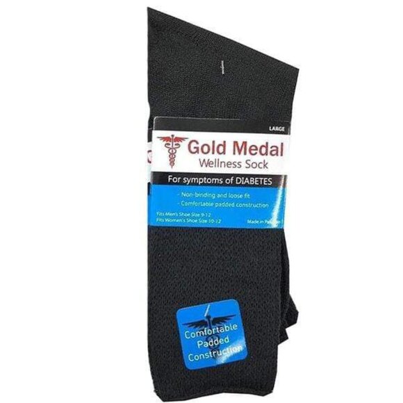 Gold Medal | Accessories | Gold Medal Wellness Diabetes Socks L | Poshmark